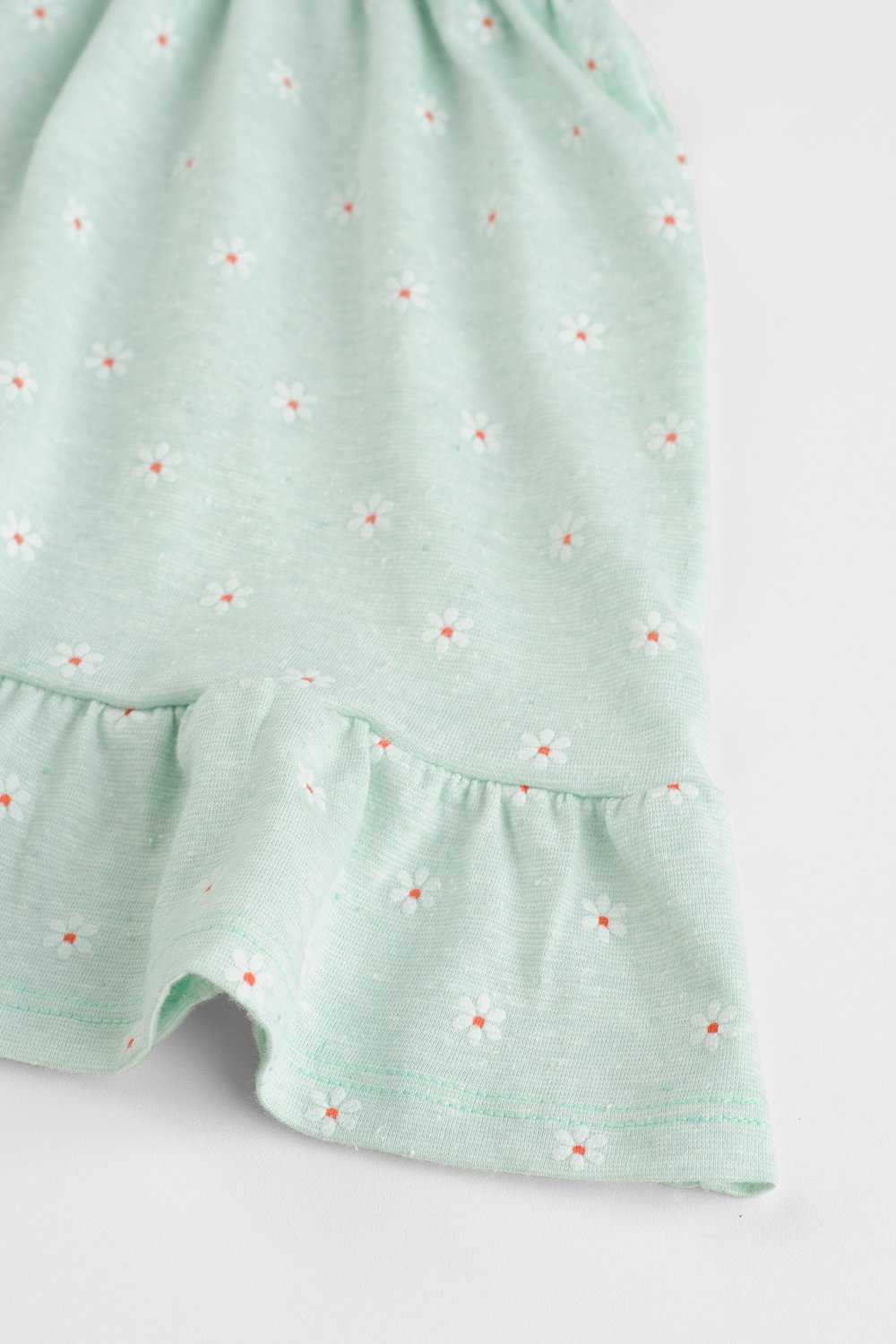 Vestido Colorittá Bebê em Malha Eco Botonê Verde