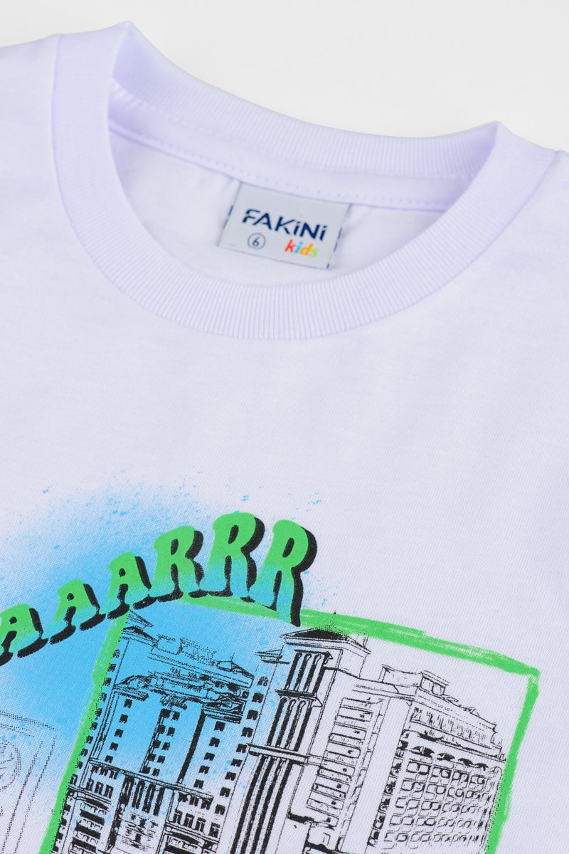 Conjunto Fakini Infantil Menino No Exit Branco