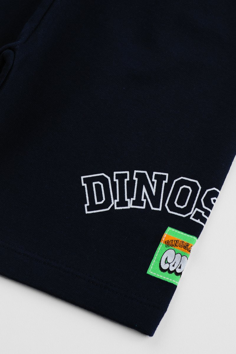 Conjunto Fakini Infantil Menino Dinosaur Azul