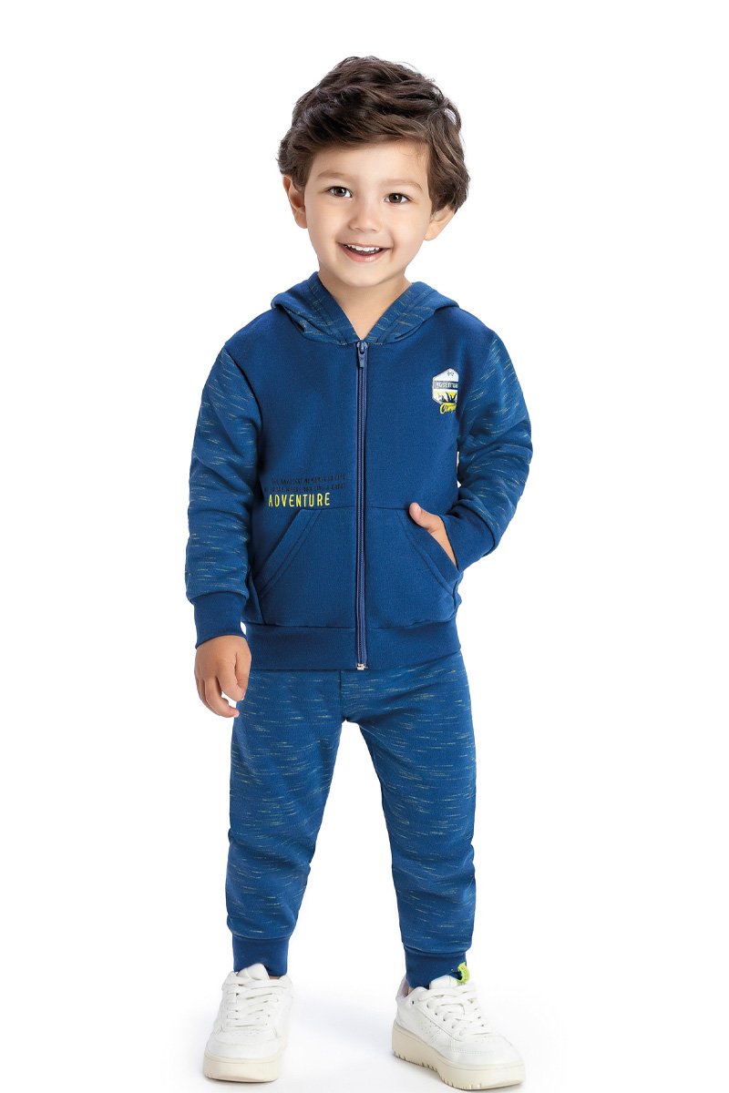 Conjunto Moletom Infantil Menino Adventure Elian