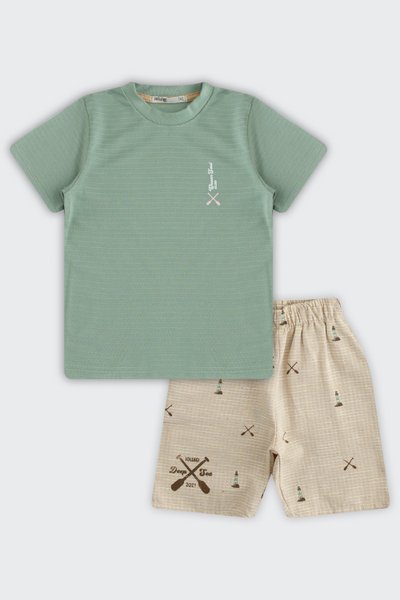 Conjunto Camiseta e Bermuda Infantil Menino IoLuig!
